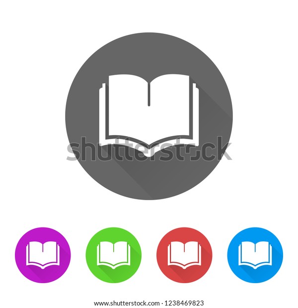Open Book App Icon Stock Vector (Royalty Free) 1238469823 | Shutterstock