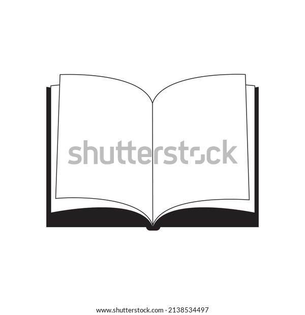 Open Book Cover Design Brochure Background Stock Vector (Royalty Free ...
