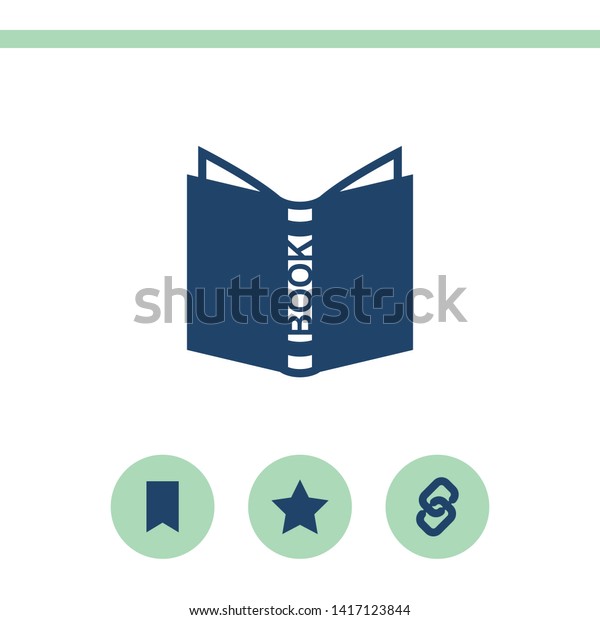Open Book Flat Design Illustration Stock Vector (Royalty Free ...
