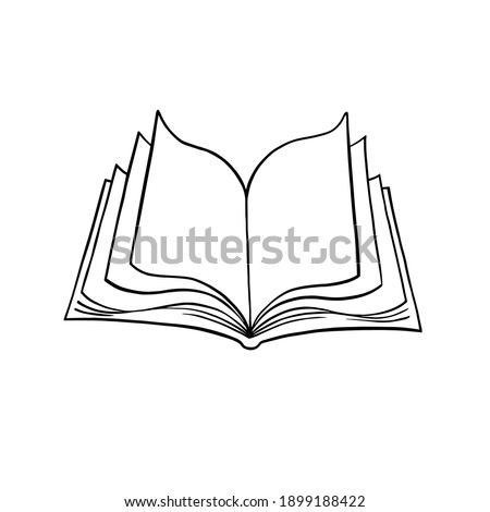 Open Book Drawing | Free download on ClipArtMag