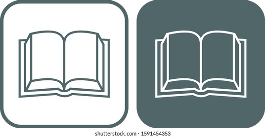 Open Book Icon Open Book Symbol Stock Vector (Royalty Free) 1591454353 ...