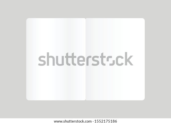 Open Book Realistic Style Vector Graphics Stock Vector (Royalty Free ...