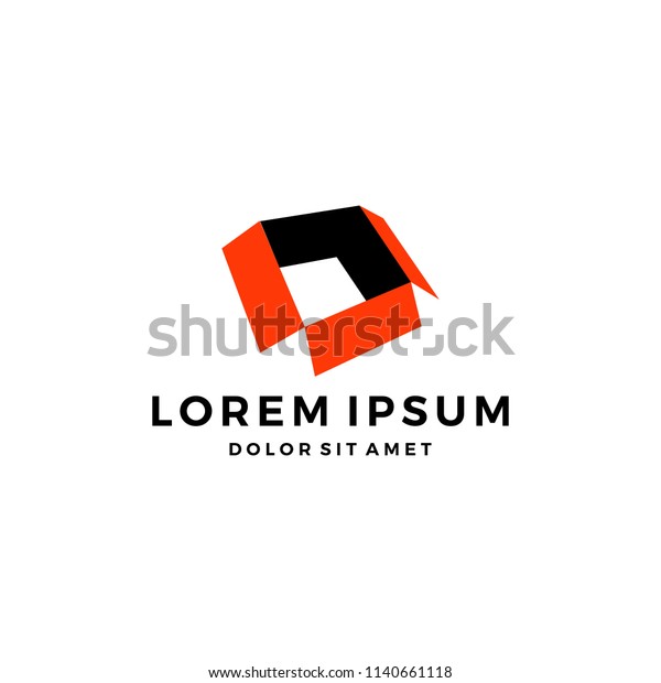Open Box Unboxing Logo Line Art Stock Vector (Royalty Free) 1140661118 ...