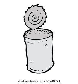 Open Tin Can Drawing Stock-vektor (royaltyfri) 54944131 | Shutterstock