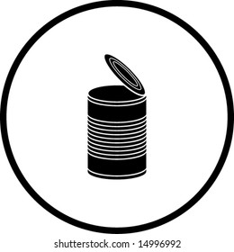 Open Can Container Symbol: เวกเตอร์สต็อก (ปลอดค่าลิขสิทธิ์) 14996992 ...