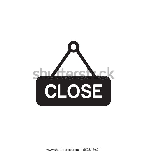 Open Close Icon Trendy Design Vector Stock Vector (Royalty Free) 1653819634