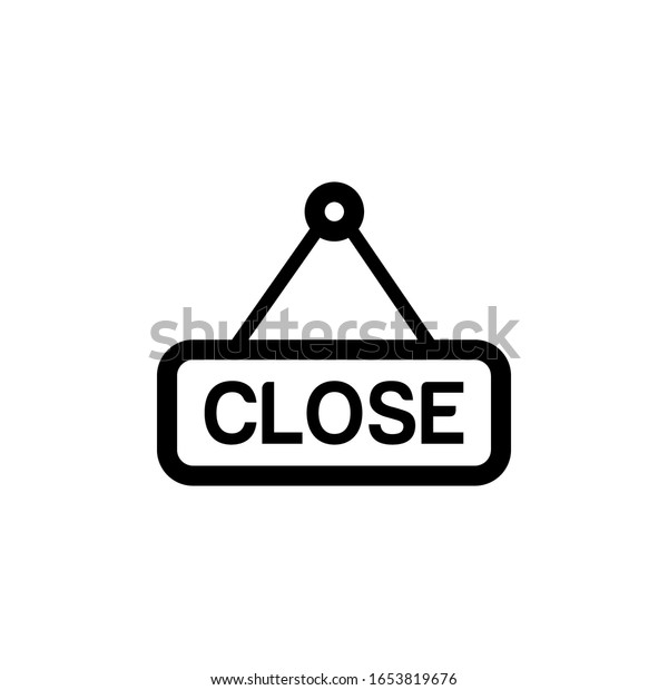 Open Close Icon Trendy Design Vector Stock Vector (Royalty Free) 1653819676