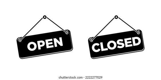 Welcome Back Open Again Sign Location Stock Vector (Royalty Free ...