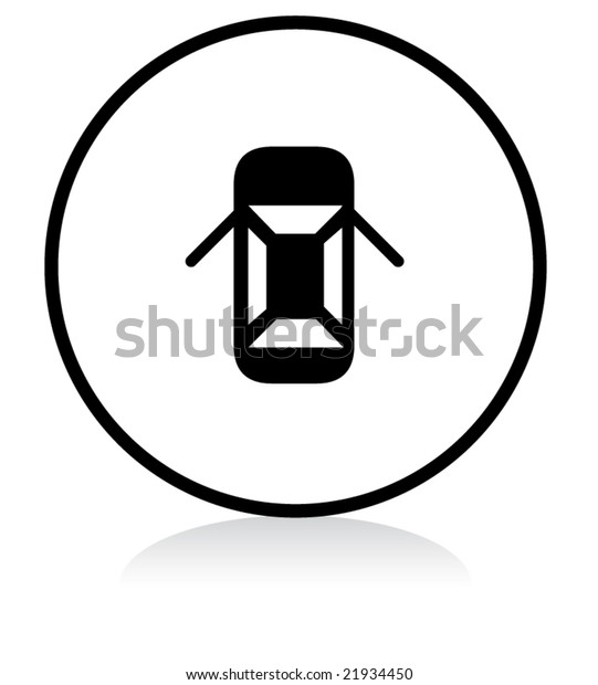 Open Doors Car Warning Sign Black: stockvector (rechtenvrij) 21934450 ...