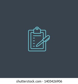Open Enrollment Concept Blue Line Icon Stock Vector (Royalty Free ...