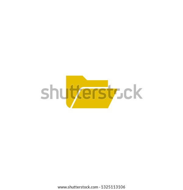 Open Folder Icon Color 库存矢量图（免版税）1325113106 | Shutterstock