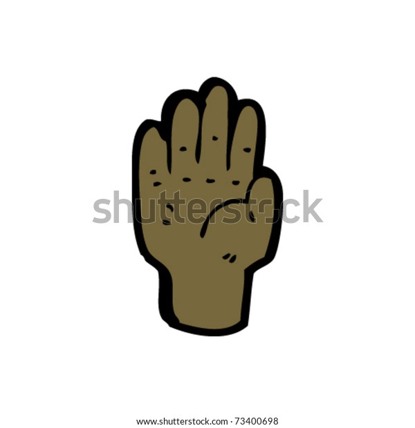Open Hand Cartoon Stock Vector (Royalty Free) 73400698 | Shutterstock