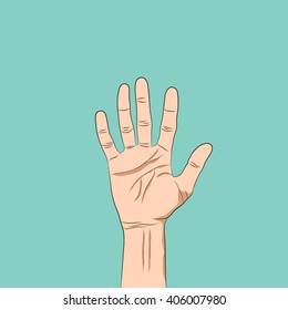 Realistic Detailed Vector Cartoon Draw Open Stock Vector (Royalty Free ...