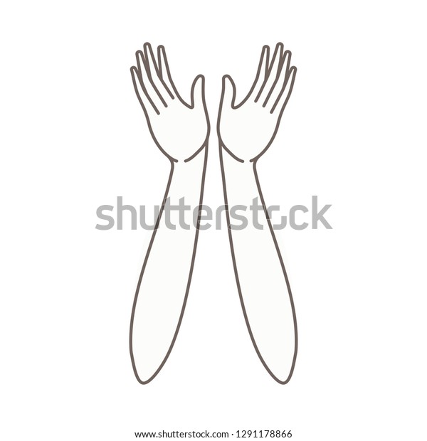 Open Hands Receiving Avatar Character: เวกเตอร์สต็อก (ปลอดค่าลิขสิทธิ์ ...
