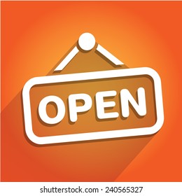 Open Icon Great Any Use Vector Stock Vector (Royalty Free) 240565327