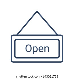 Open Icon Vector Illustration Stock Vector (Royalty Free) 643021723 ...