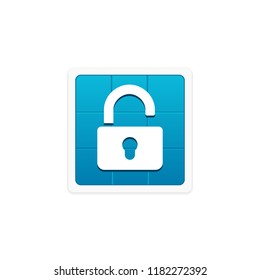 Open Lock App Icon Stock Vector (Royalty Free) 1182272392 | Shutterstock
