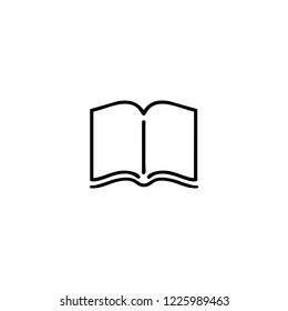 Open Magazine Icon Stock Vector (Royalty Free) 1225989463 | Shutterstock