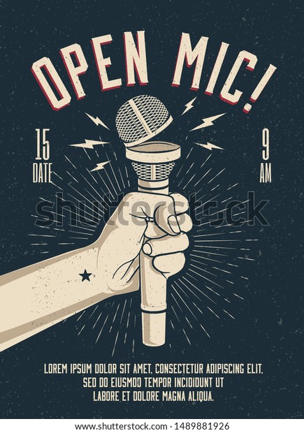 74 Open Mic Night Rap Images, Stock Photos & Vectors | Shutterstock