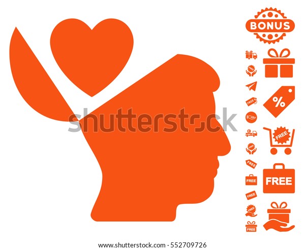 Open Mind Love Heart Icon Free Stock Vector (Royalty Free) 552709726 ...