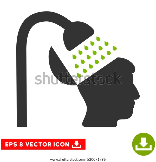 Open Mind Shower Eps Vector Pictogram Stock Vector (Royalty Free ...