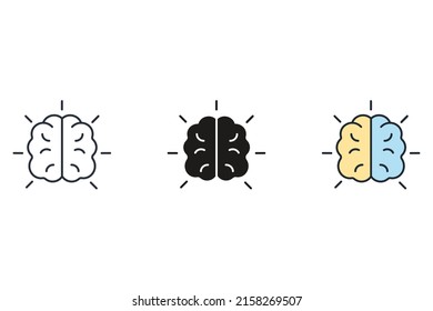 Open Minded Icons Symbol Vector Elements Stock Vector (Royalty Free ...