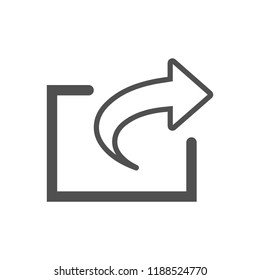 Open New Window Icon Stock Vector (Royalty Free) 1188524770 | Shutterstock