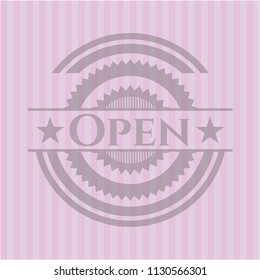 Open Pink Emblem Stock Vector (Royalty Free) 1130566301 | Shutterstock