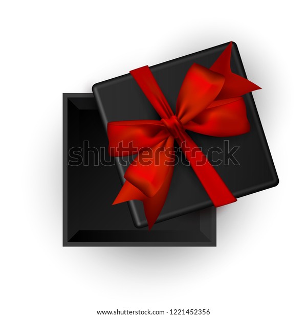 Open Pink Gift Box Top View Stock Vector (Royalty Free) 1221452356 ...