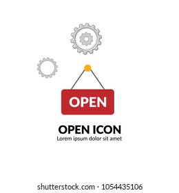 Open Vector Icon Be Used Icon Stock Vector (Royalty Free) 1054435106 ...