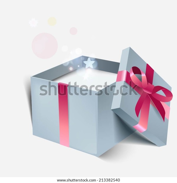 Opened Gift Box Vector Illustration Stock Vector (Royalty Free) 213382540 Opened Gift Box Vector Illustration Stock Vector (Royalty Free) 213382540