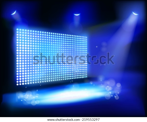Opening Night Vector Illustration Stock Vector (Royalty Free) 219553297 ...