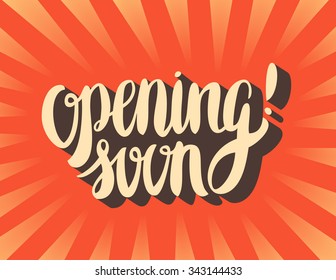 500 Opening Soon Ad Images, Stock Photos & Vectors | Shutterstock