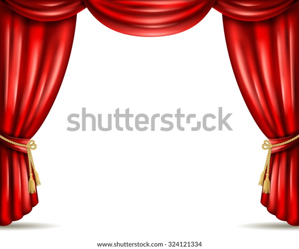 Opera House Theater Front Stage Iconic Stock Vector (Royalty Free ...