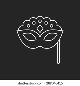 Opera Mask Icon: vector de stock (libre de regalías) 470783714 ...
