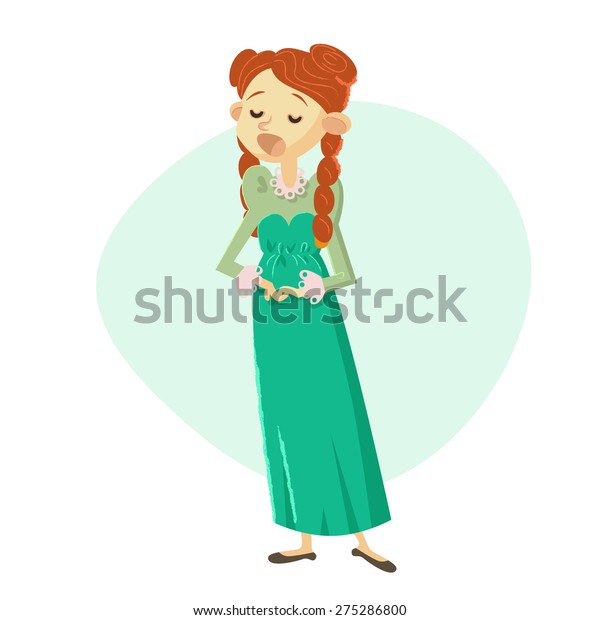 Opera Singer Girl Cute Vector Illustration Stock Vector (Royalty Free ...