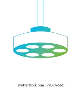 Operating Theater Lamp Icon Stock Vector (Royalty Free) 790876567