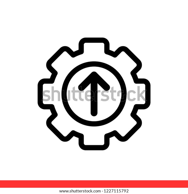 Operational Excellence Vector Icon Achieve Symbol Stock Vector (Royalty ...