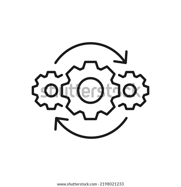 Operations Icon Vector Illustration Color Editable Stock Vector ...