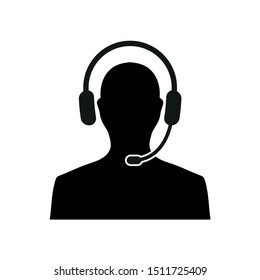 Operator Icon Call Center Service Icon Stock Vector (Royalty Free ...