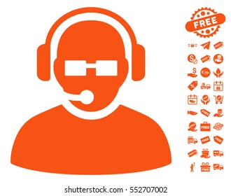 Operator Icon Free Bonus Clip Art Stock Vector (Royalty Free) 552707002 ...