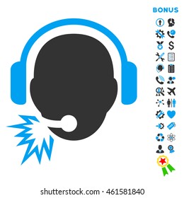 Operator Message Icon Bonus Pictograms Vector Stock Vector (Royalty ...