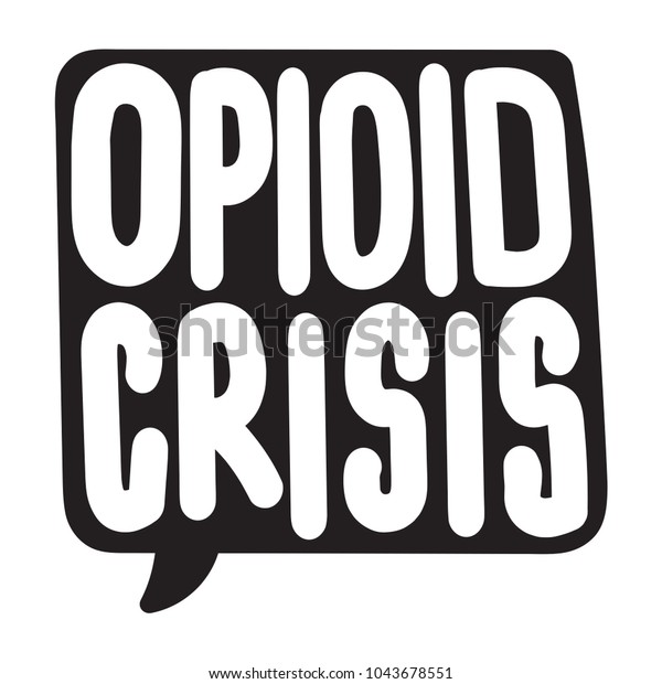 Opioid Crisis Vector Hand Drawn Speech Stock Vector (Royalty Free ...
