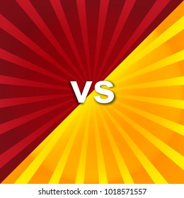 Opponents Background Abstract Vs Fight Your Stock Vector (Royalty Free ...
