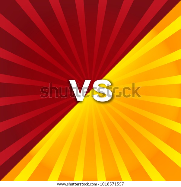 Opponents Background Abstract Vs Fight Your Stock Vector (Royalty Free ...