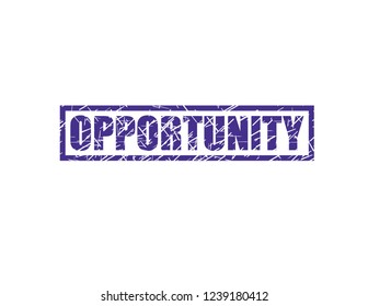 Opportunity Blue Stamp Stock Vector (Royalty Free) 1239180412 ...