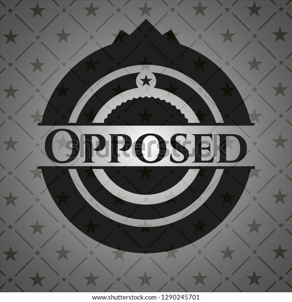 Opposed Dark Icon Emblem Stock Vector (Royalty Free) 1290245701 ...