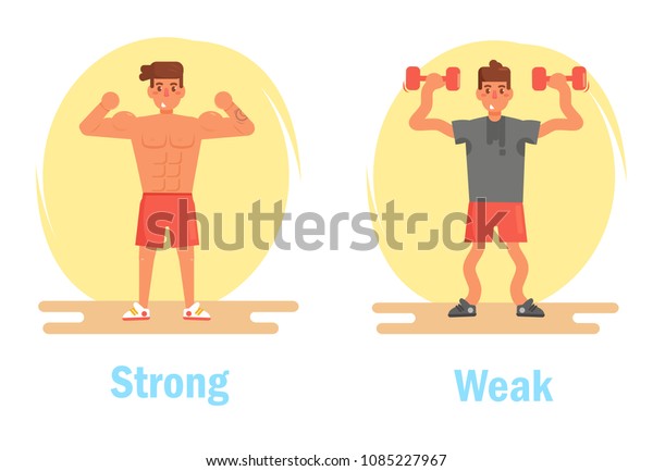 Opposite Antonyms Vector Cartoon Isolated Art Stock Vector (Royalty ...