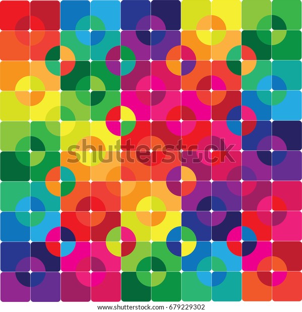 Opposite Colorful Abstract Background Stock Vector (Royalty Free ...