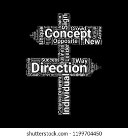Opposite Directions Icon Stock Vector (Royalty Free) 1199704450 ...